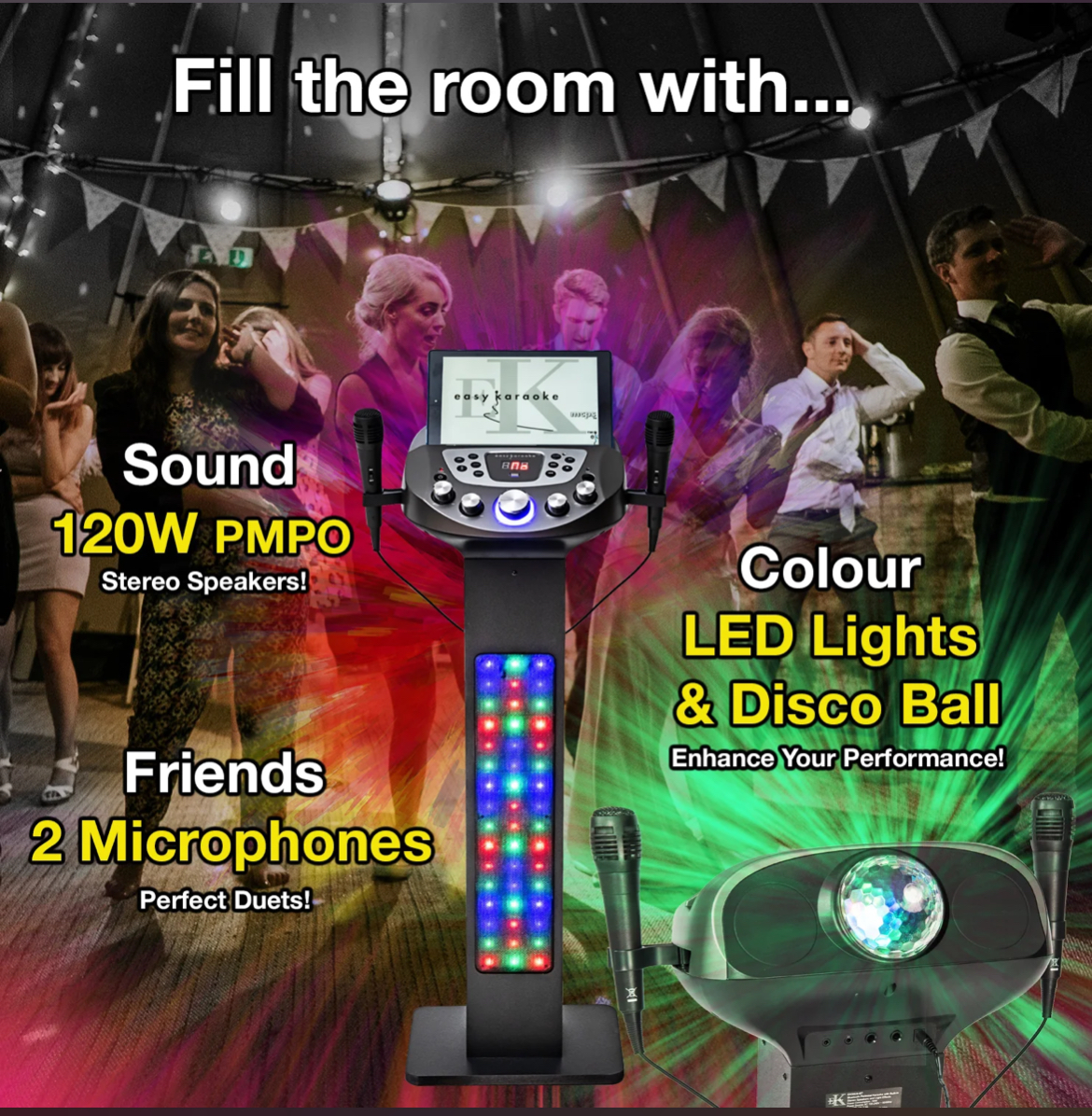 Bluetooth karaoke system - Bouncy Castle Hire in Dewsbury West ...