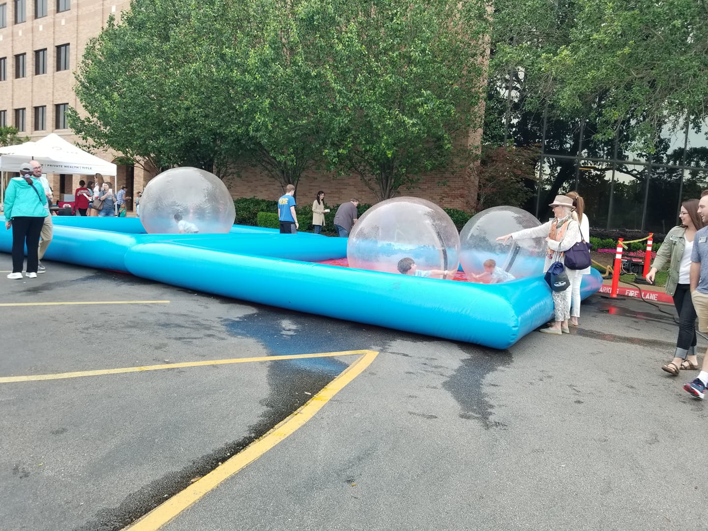Water Walking Balls with Pool - Event and party rental services in ...