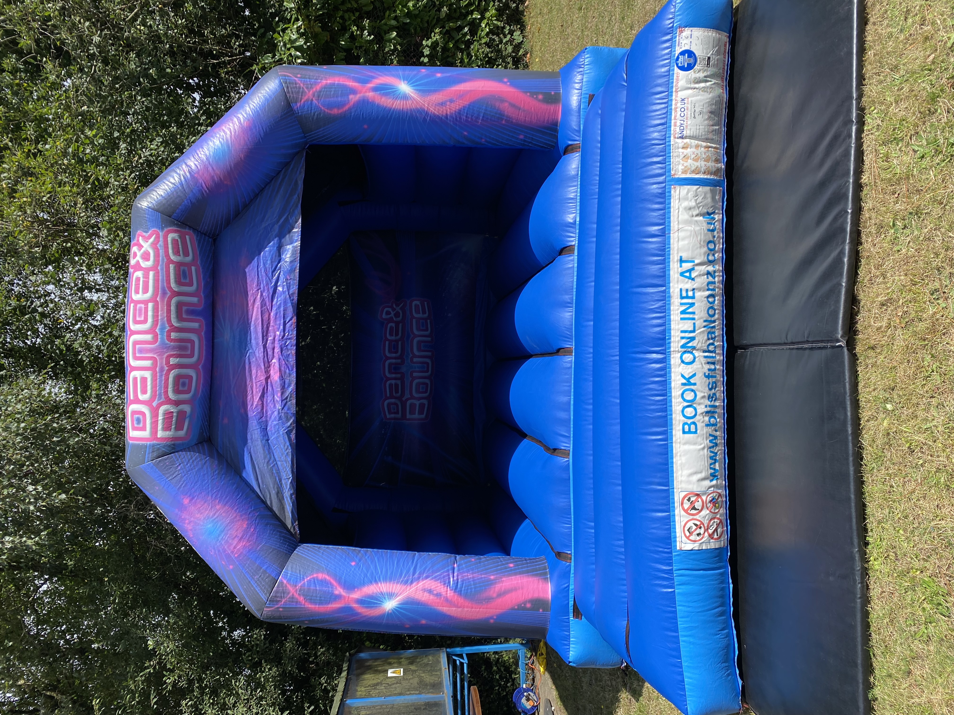 Dance & Bounce Bouncy Castle (With Disco Light & Music Player) - Hire ...