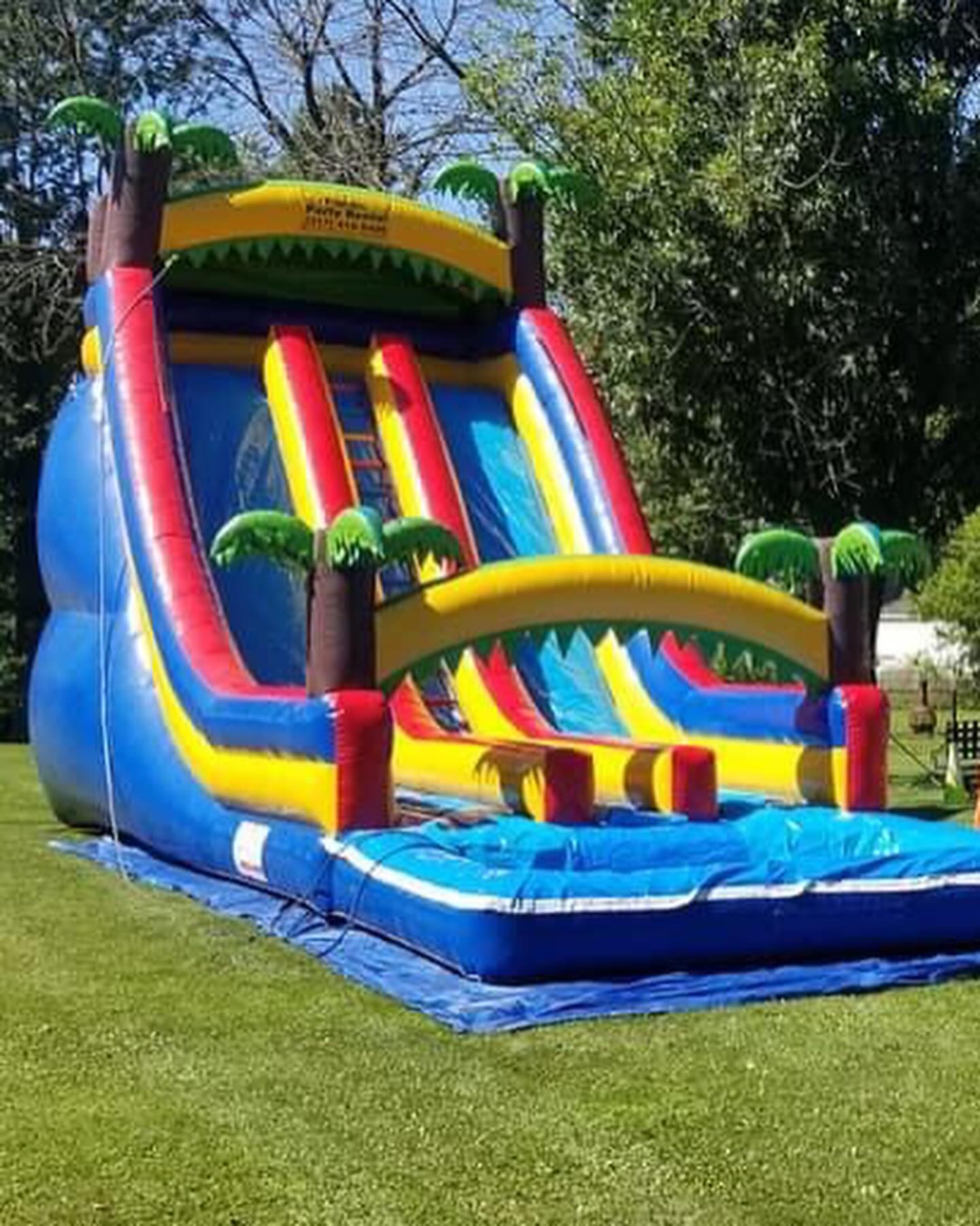 23 ft Double water slide - Hire in indianapolis | Indy Party Fiesta Rental