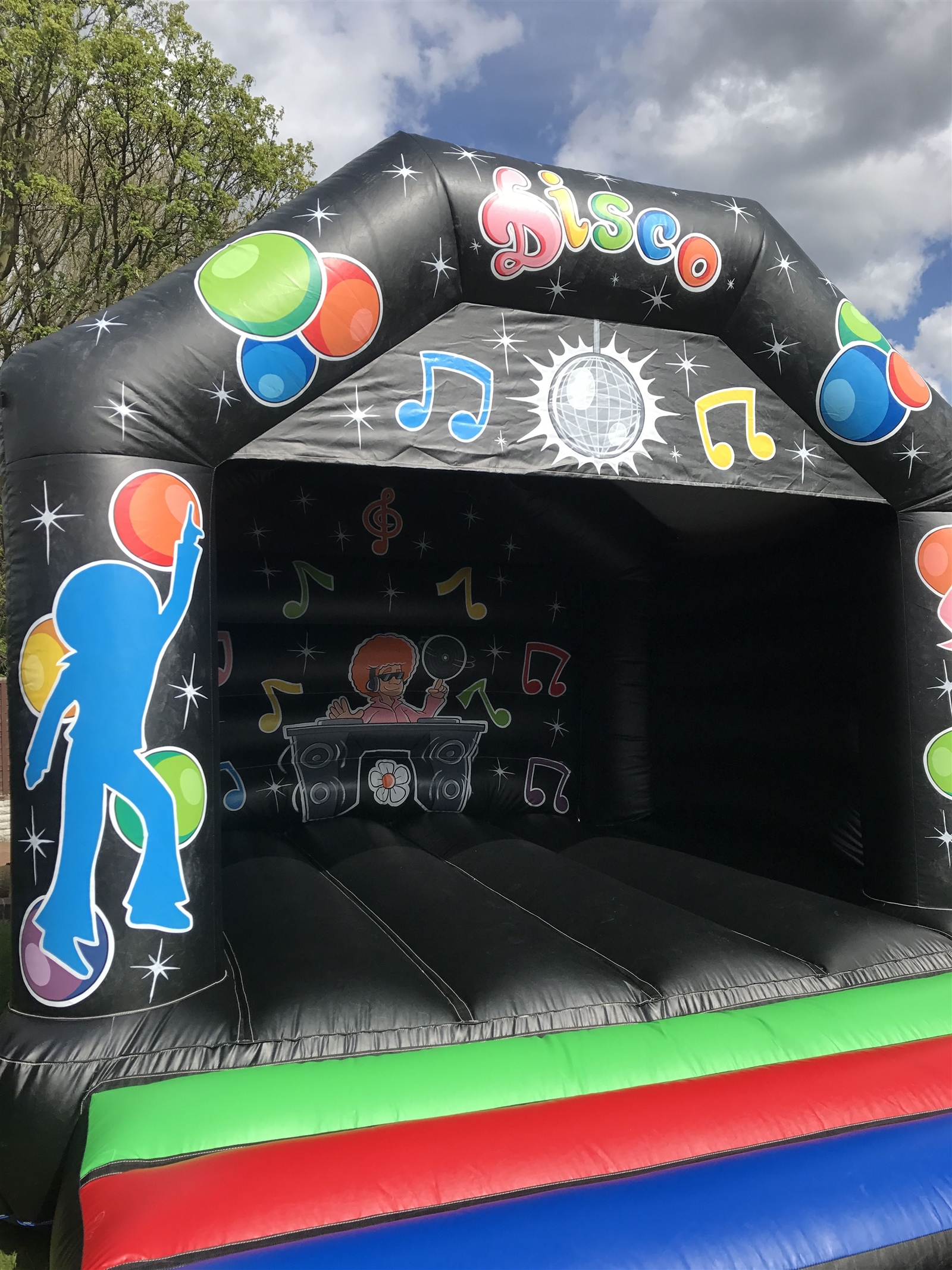Adult Disco Lights Sound Castle - Bouncy Castle Hire, Inflatables in ...