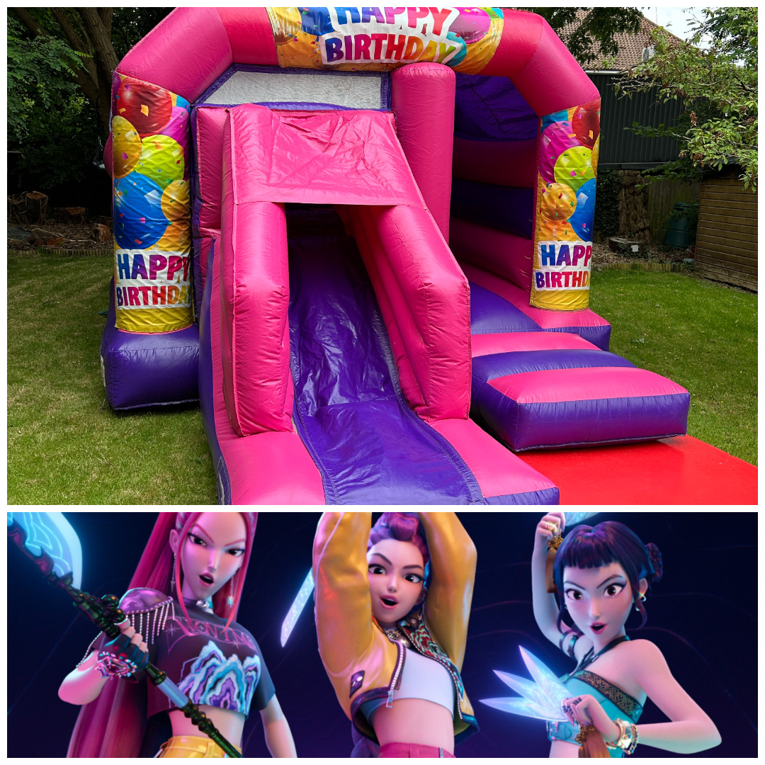 Kpop Bouncy Castle Hire | Pop Party Inflatables