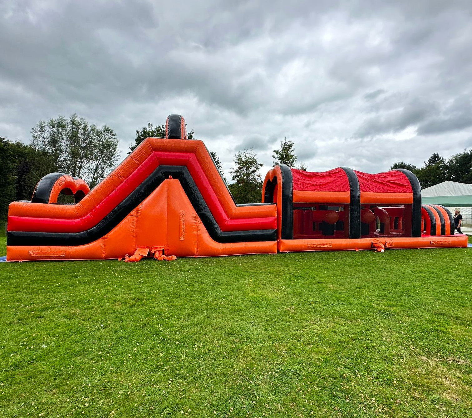 65ft Obstacle Course Hire in Stoke | Arnie's Castles