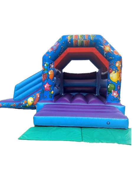 Bounce Mania bouncy castle and side slide