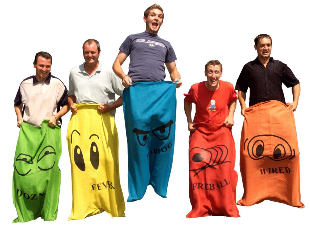 Giant Sack Racing - JV Bouncy Castle Hire Basingstoke & Inflatable ...