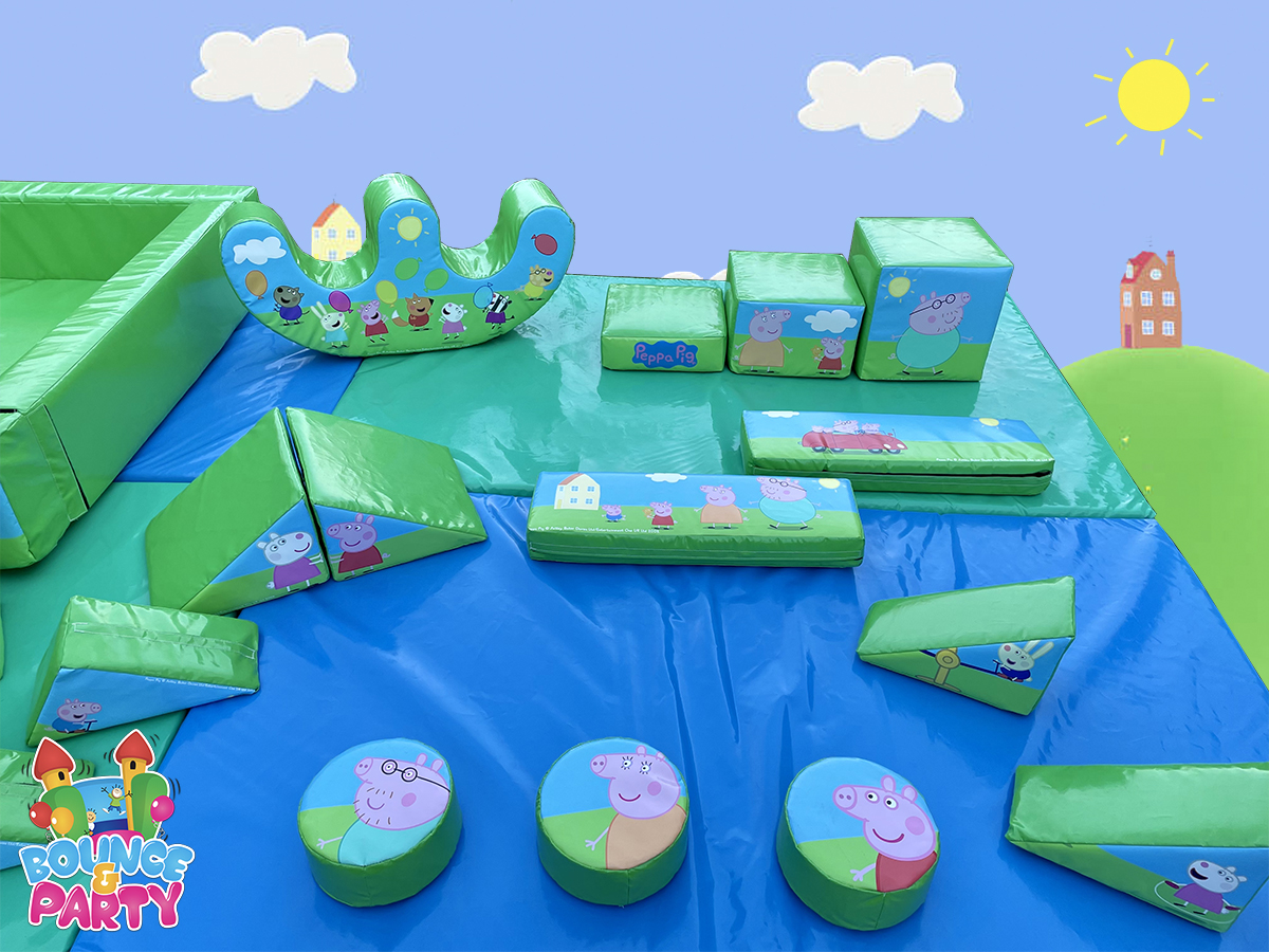 Officially Licensed Peppa Pig Soft play Setup - Hire In Glasgow