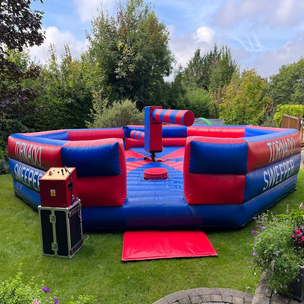 Total Wipeout Last Man Standing Sweeper Corporate Inflatable hire