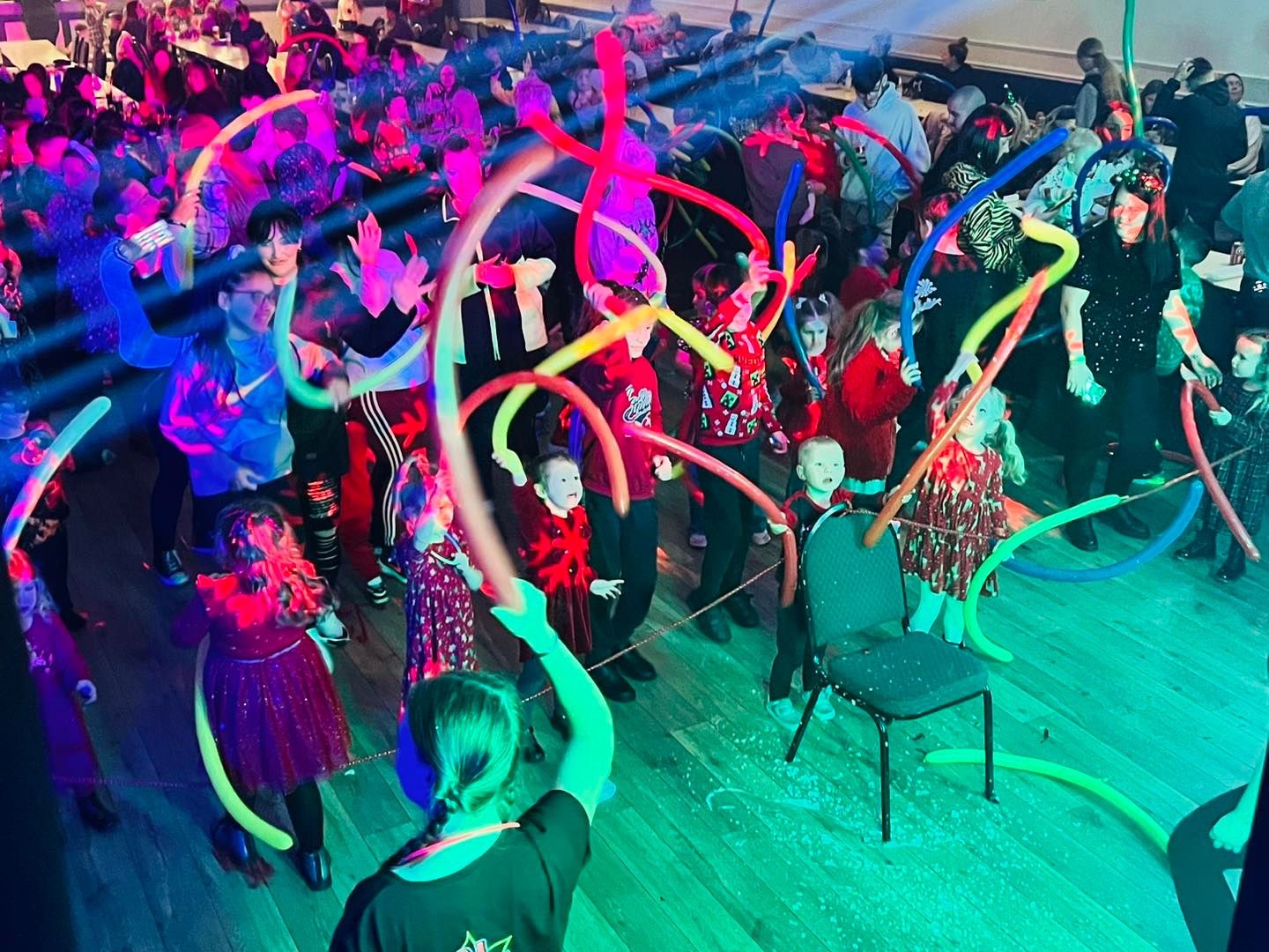 Family Christmas Party Penlan Social Club - Bouncy Castle Hire And ...