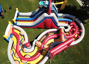Off-Road Obstacle Course - Rentals in Wisconsion | Blue Sky Inflatables ...