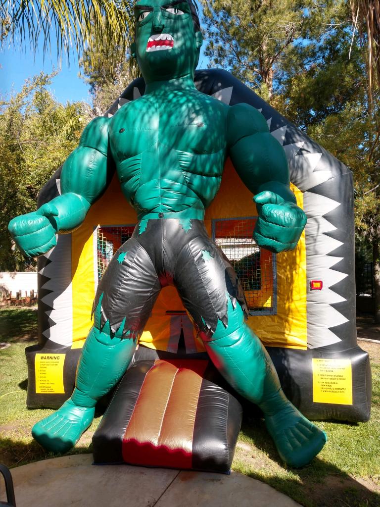 13ft x 13ft Green Man Jumper - Hire in Menifee
