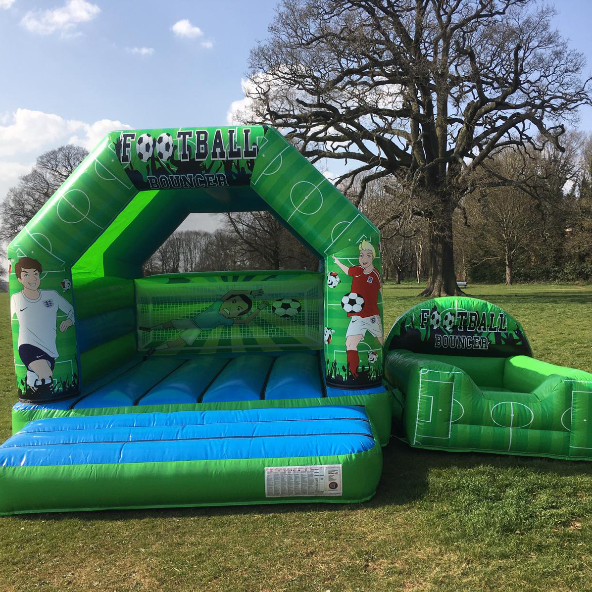 Football Castle & Ball Pool - Inflatable, Bouncy Castle, Entertainment ...