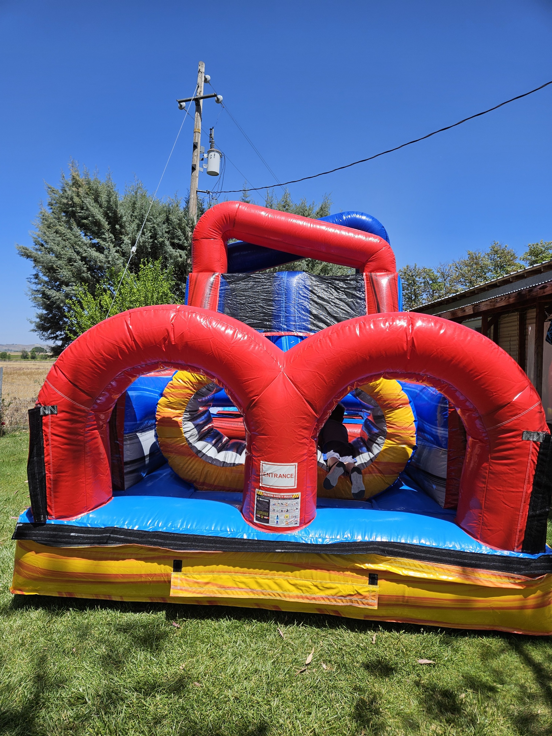 30' Obstacle Course - Bounce House Rental in Ca | Ty's Bounce Barn