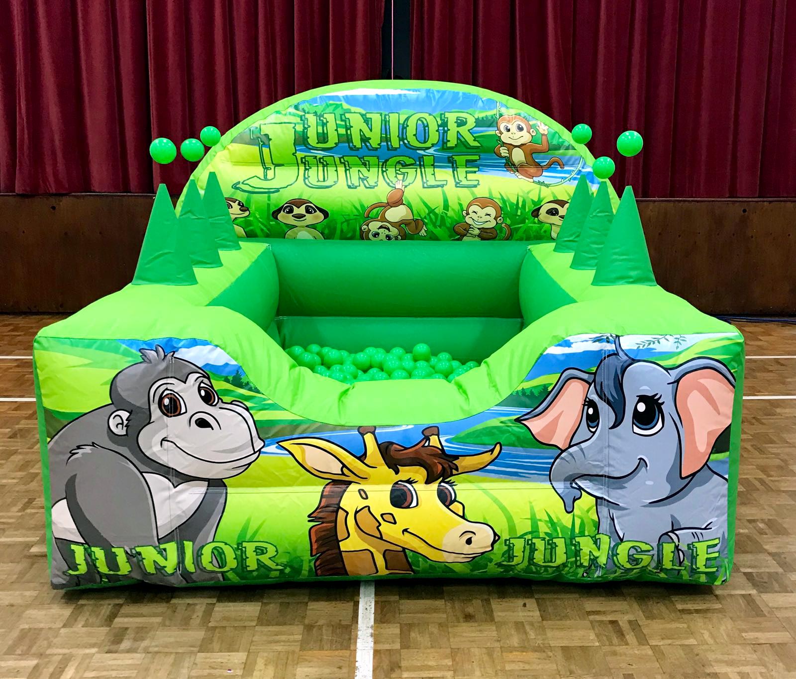 Jungle Ball Pool & Soft Play Set - Inflatable, Bouncy Castle ...