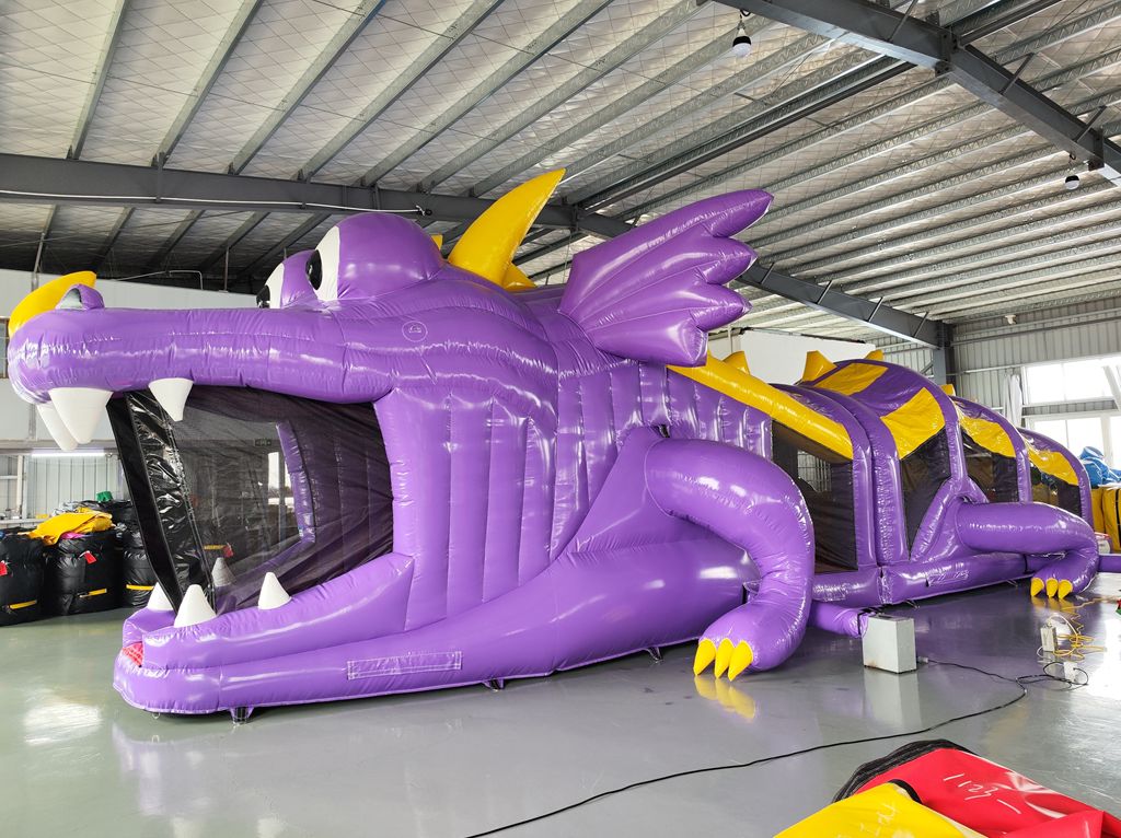 Purple Dragon Obstacle Course - Bouncy Castle Hire in Wexford Town ...