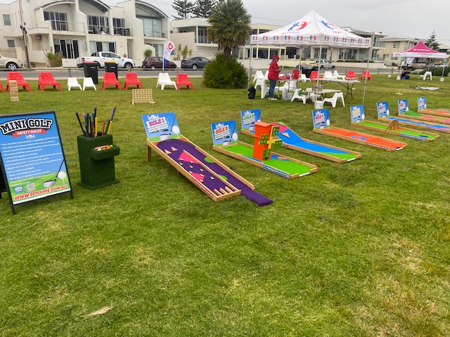 Epic Mini Golf Course Hire Adelaide Colour Pop Course!