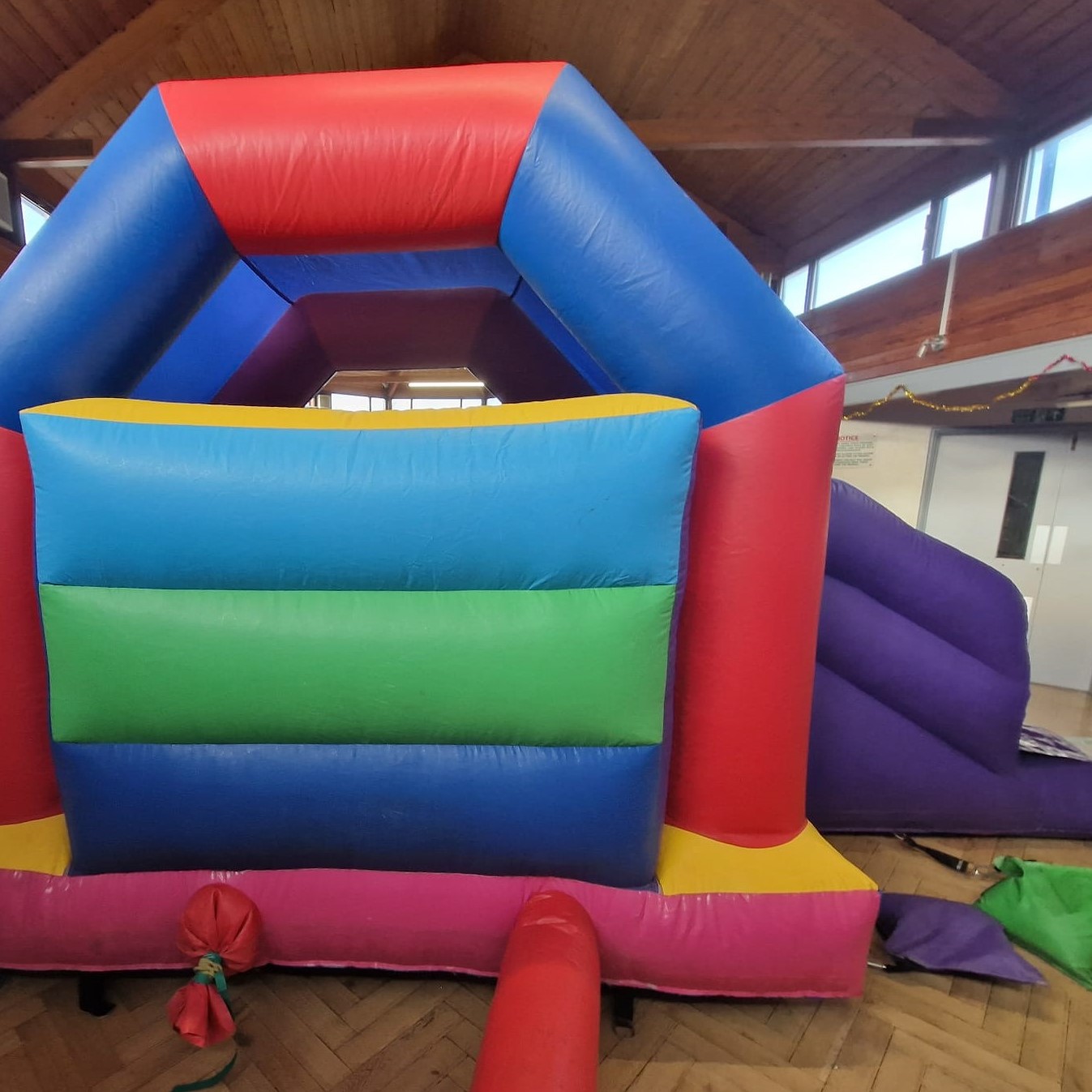 Tik Tok Slide 15ft x 18ft - Purple & Red - Bouncy Castle Hire in London ...