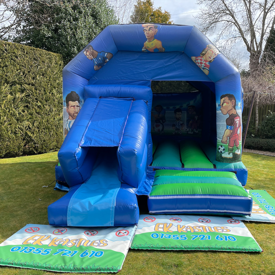 12ft x 18ft Football Castle with Slide - Hire in East Kilbride ...