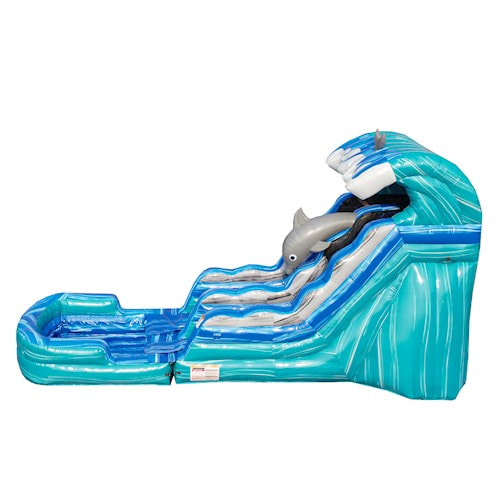 15 ft Dolphin Water Slide with Pool - Party Rentals and Events in Los ...