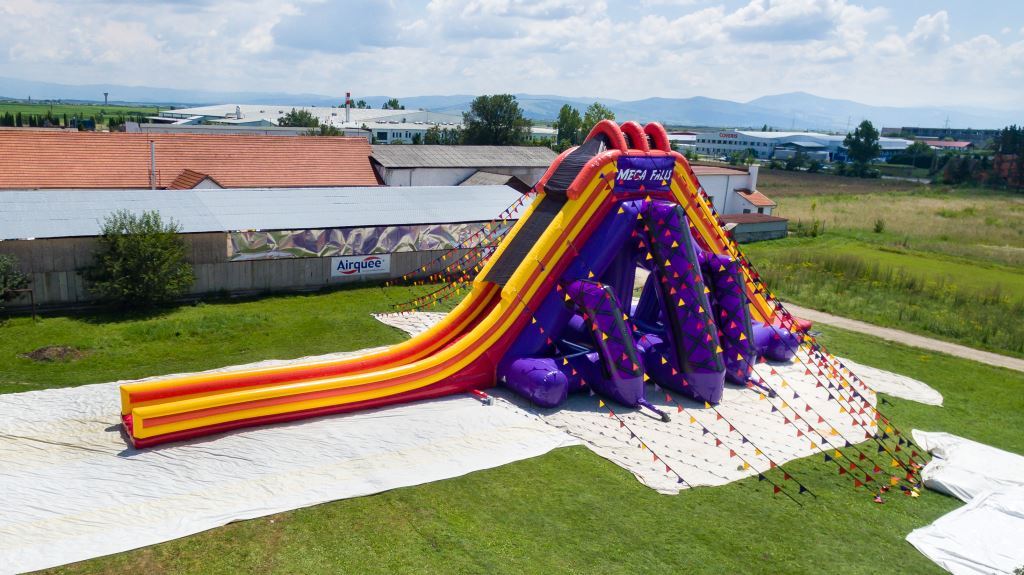Mega Falls Slide / Water Slide (THE LARGEST SLIDE IN THE WHOLE OF ...
