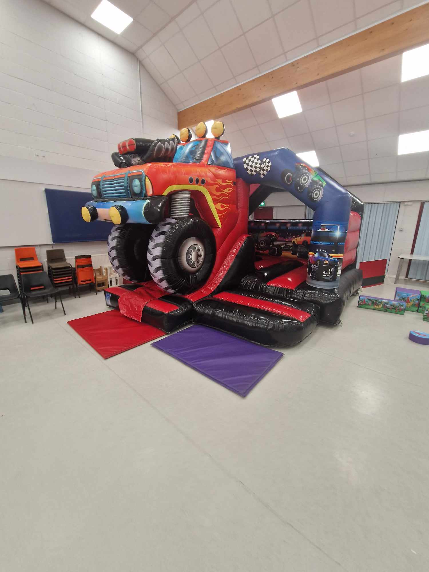 New 3D Inflatables - Bouncy Castle Hire, Slides, Rodeo bull ice cream ...