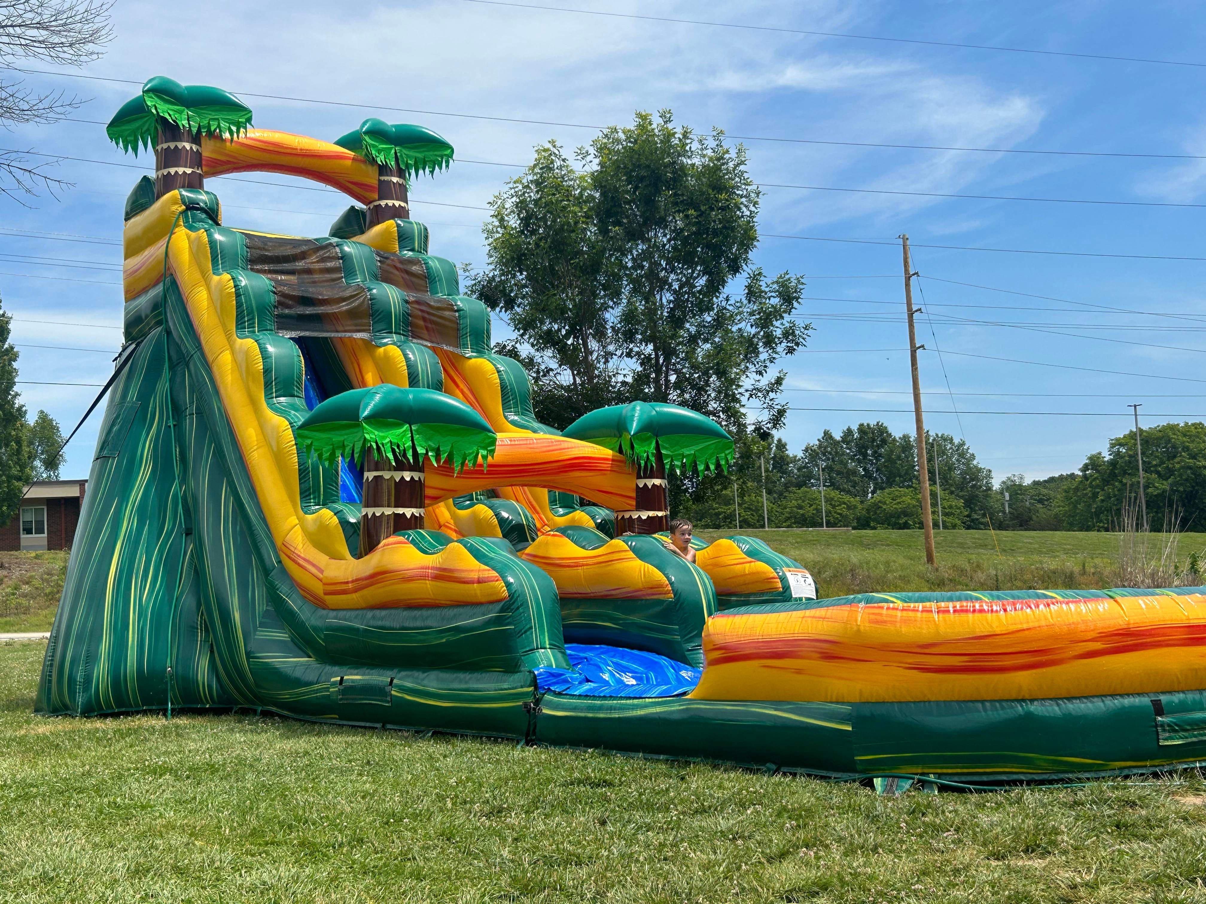 20’ Tropical Water Slide With Pool - Party Rental Service in Festus ...