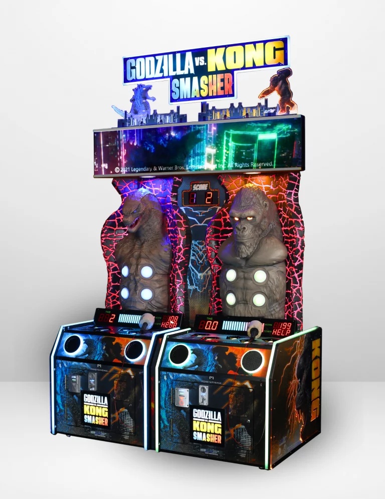 Godzilla vs Kong Smasher Hire – Whacker Mole Arcade Game