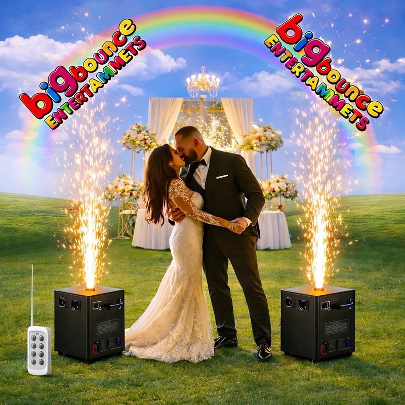 Cold sparks machine - Bouncy Castle Hire in Dewsbury West Yorkshire ...