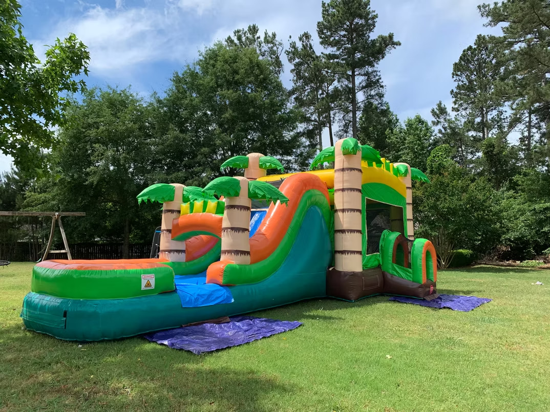 Tiki Hut Combo - Inflatable Bounce Houses, Slides, Games, for Rent in ...