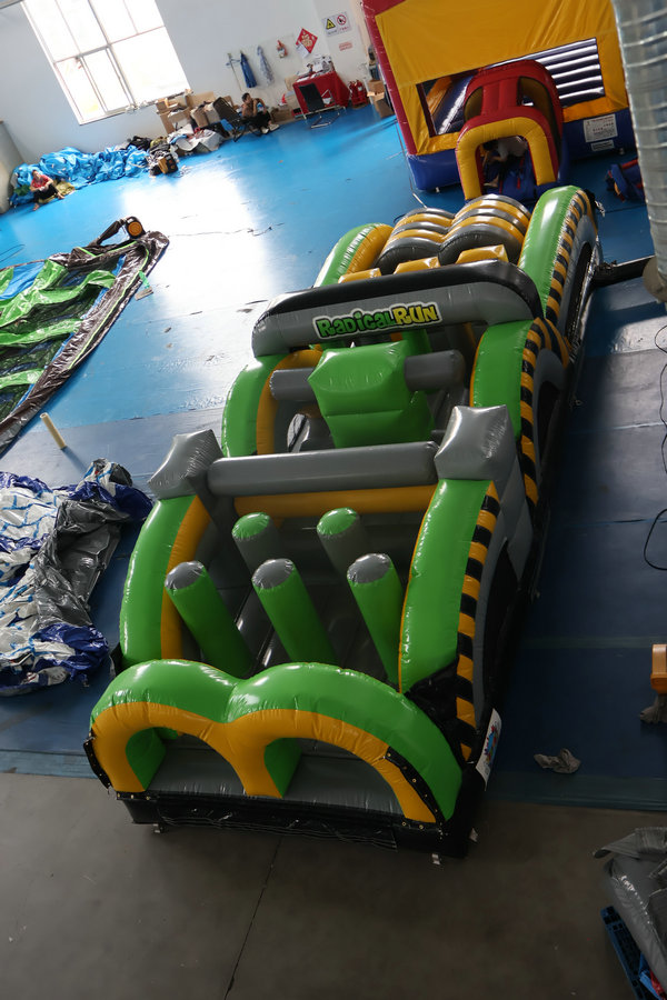 Nuclear Meltdown Obstacle Hire Adelaide | Castle Capers Inflatable Eve