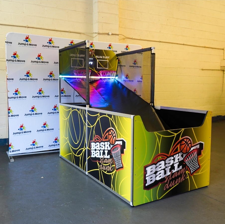 Arcade style Basket ball machine - Bouncy Castle Hire, Inflatable hire ...