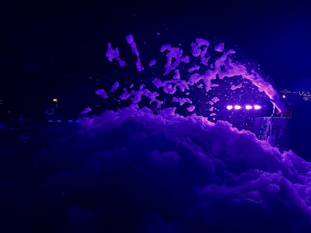LED Lights Night Time Foam Party (1hr) W/ Attendant - Bounce House ...