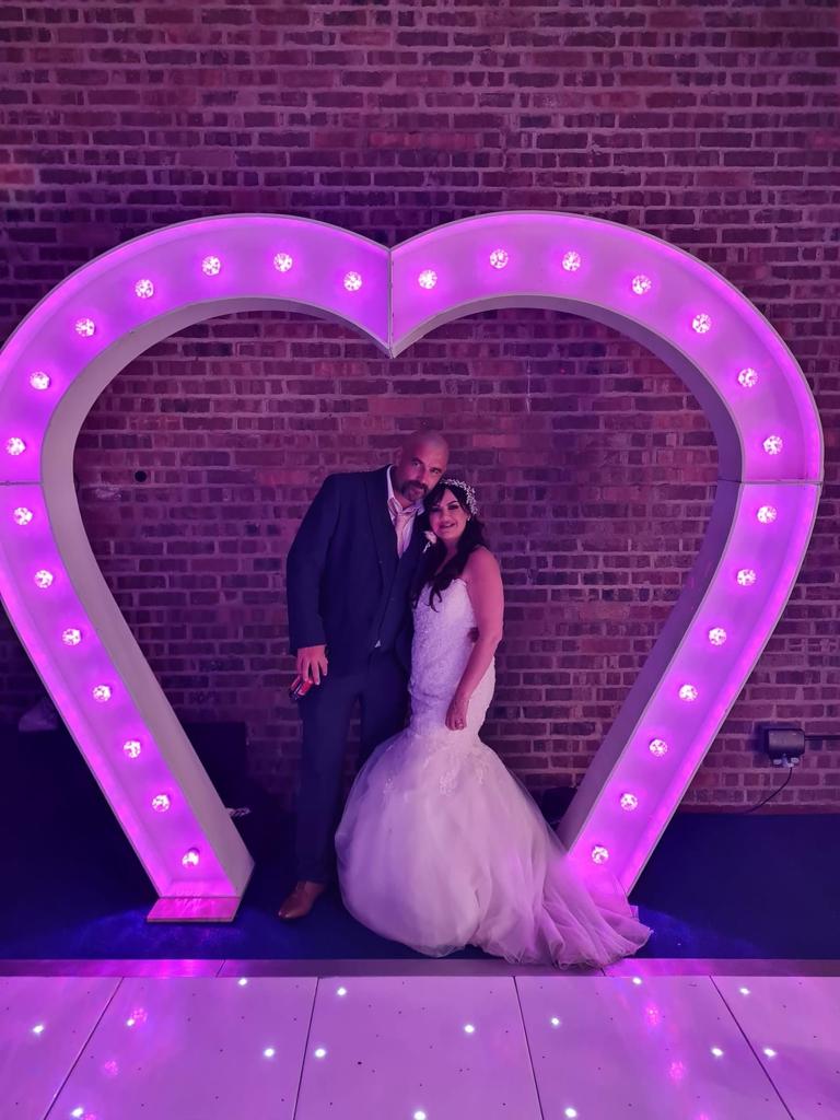 8 ft Multicolored Light Up Arch - Hire in Wirral | Package Hire Events ...