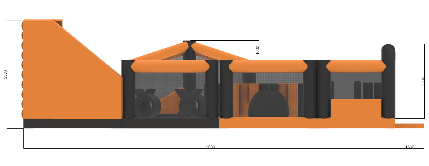 250 Sqm Inflatable Air Park - Inflatable Manufacturer in The UK ...