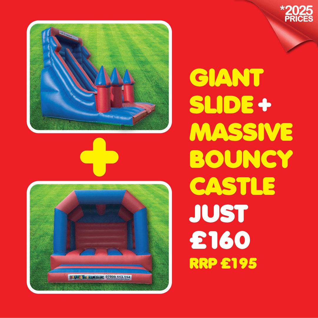 Giant Inflatable Slide & Massive Bouncy Castle Deal | Liverpool