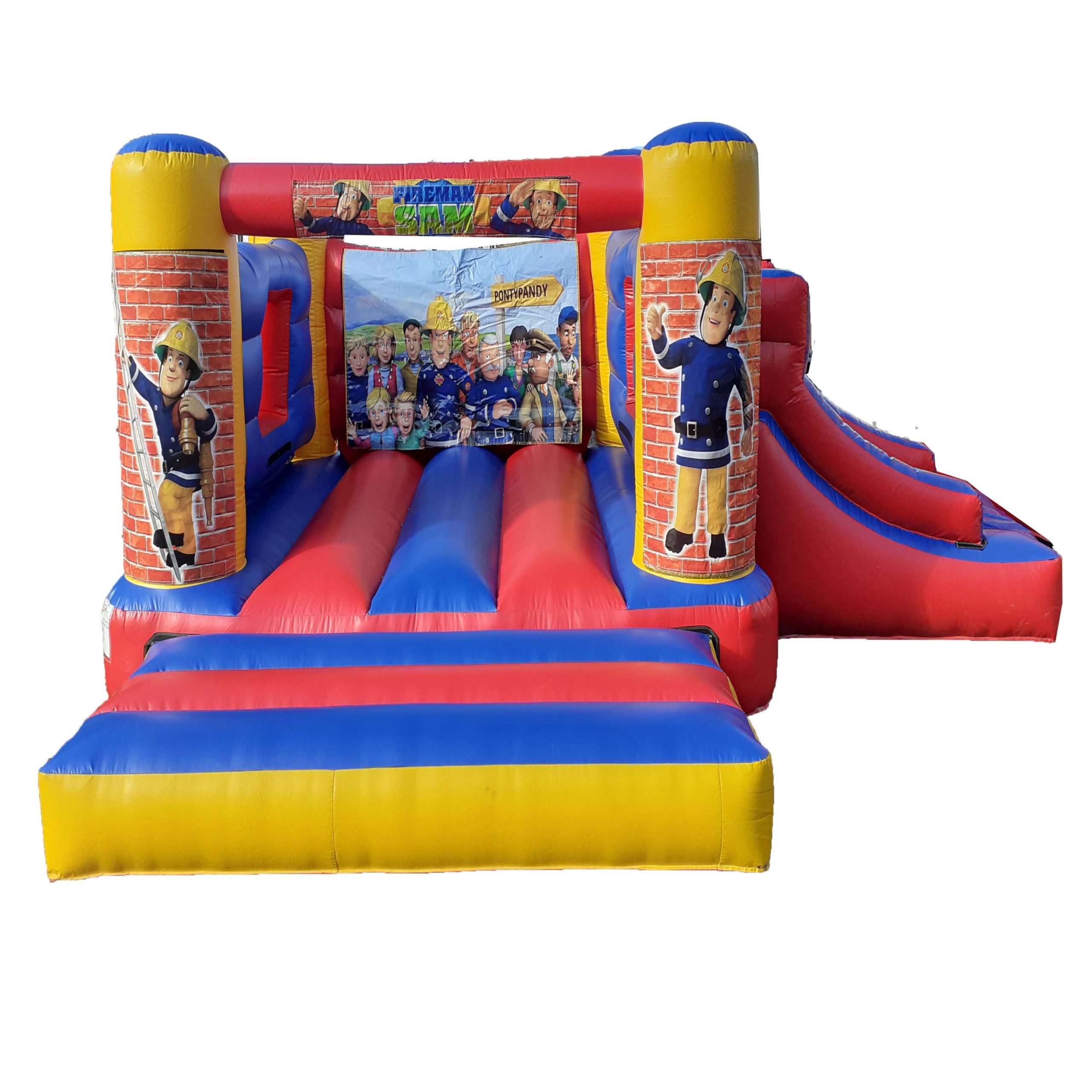 Fireman Sam Bouncer Single Slide - Hire in Chichester | Jumping Jacks