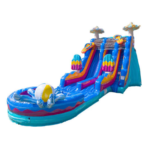 20ft Dual Lane Water Slides, 18ft Dual Lane Water Slides
