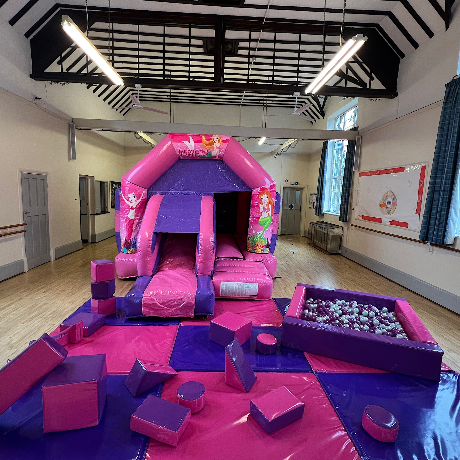 Bouncy Castle with Slide Soft Play Packages