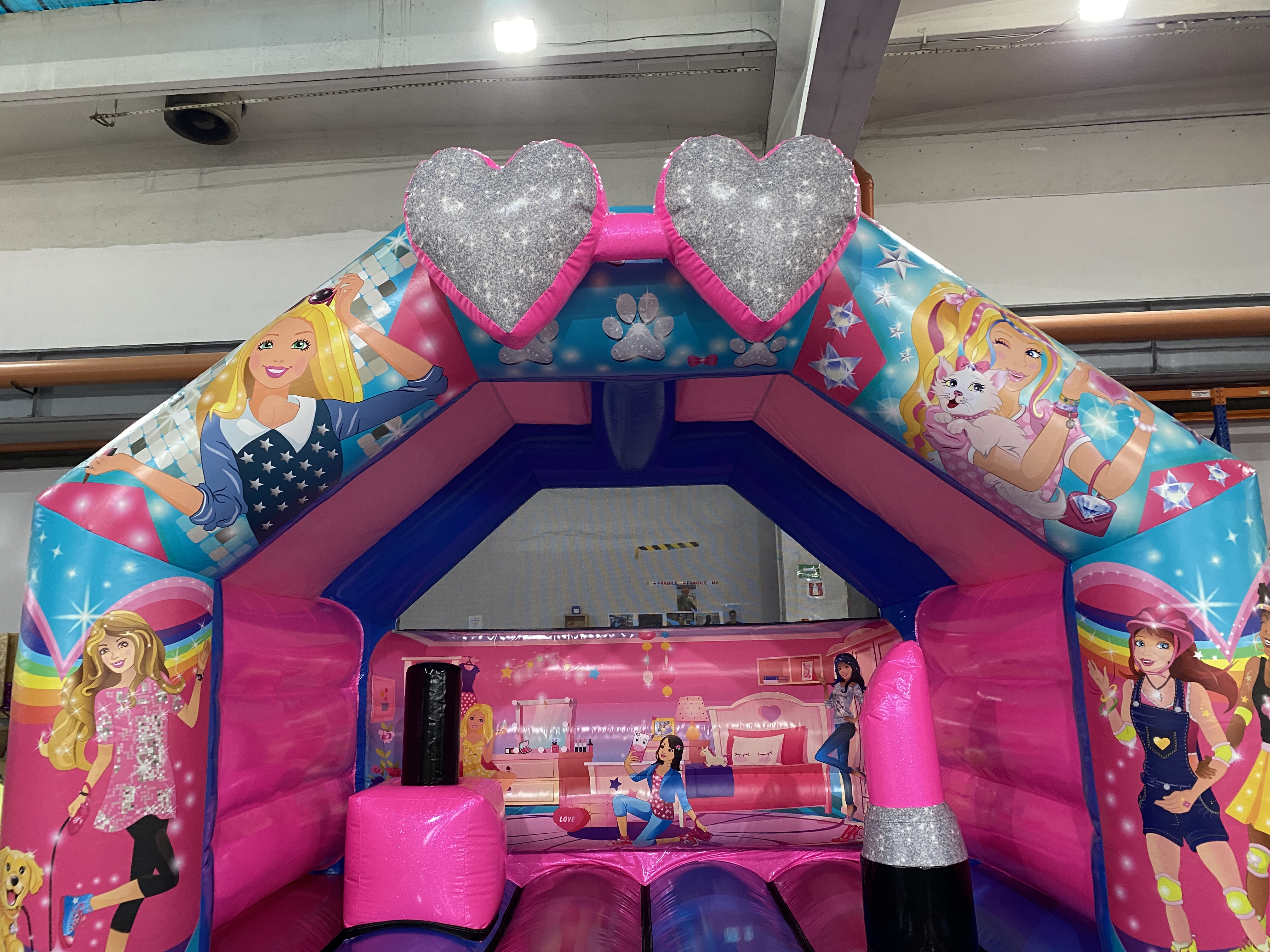 Barbie Castle 12ft x 12ft - Hire in Didcot, Swindon, Wiltshire, Oxford ...