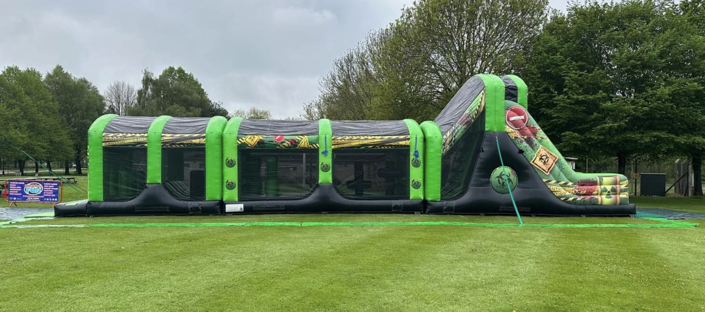 Obstacle Courses, Slides, Fun Runs. School & Event - Bouncy Castle Hire ...