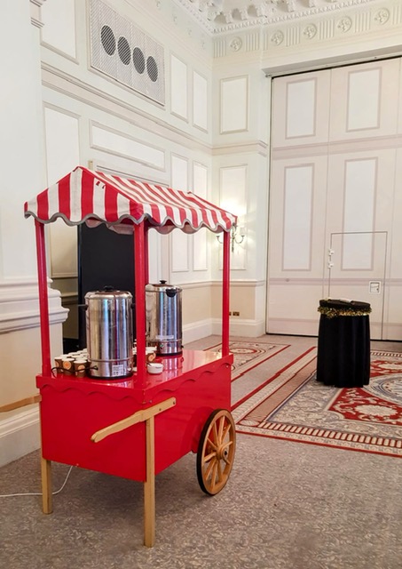 Hot Chocolate Stand Hire,Christmas Hot Chocolate Cart Hire,London,UK