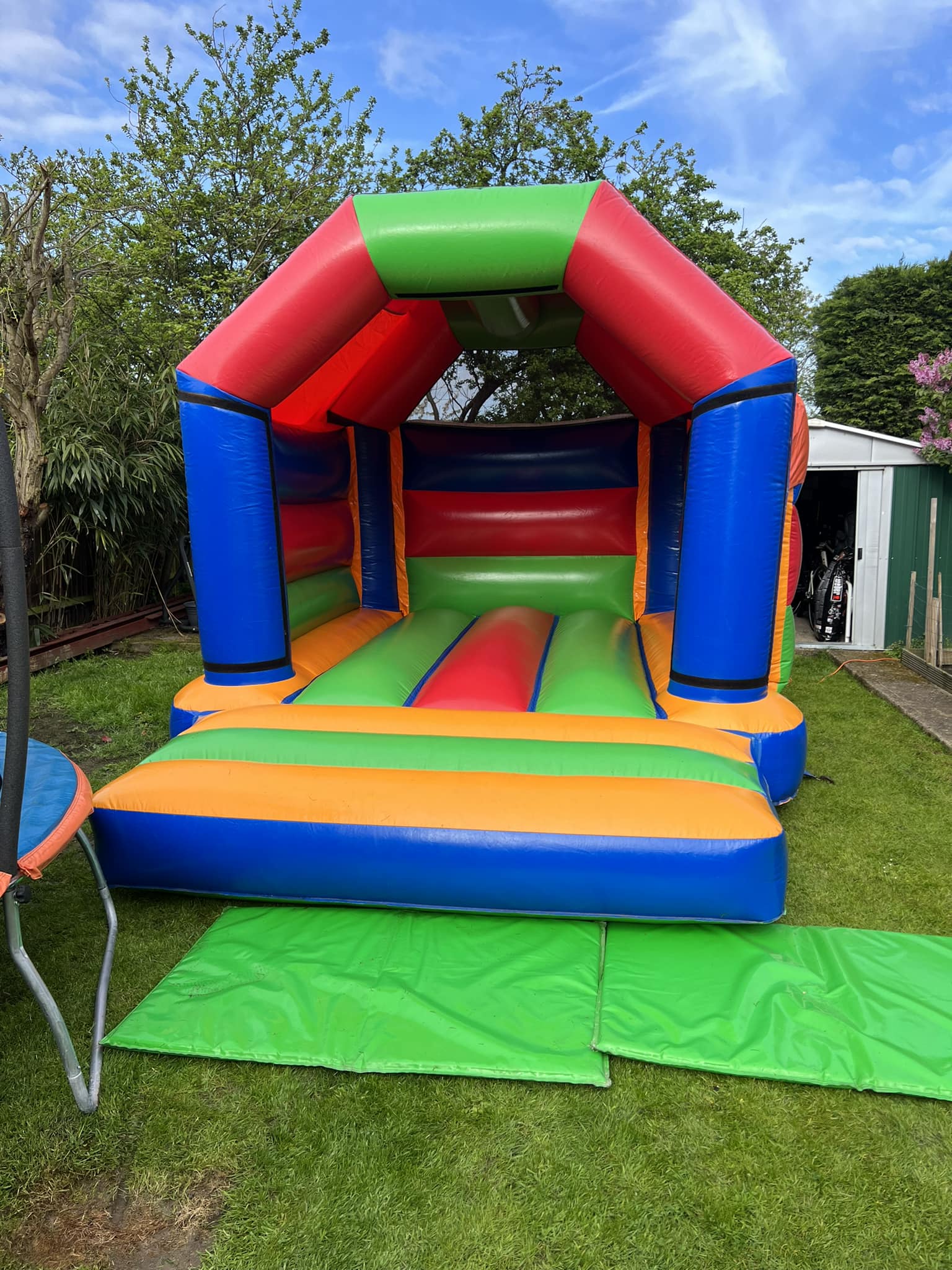Base Unit: Multi Coloured Castle - Inflatables Hire in London ...