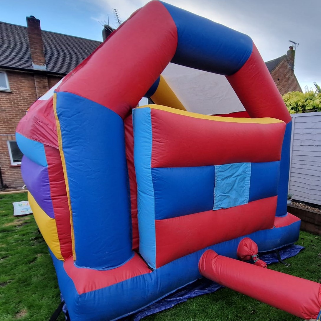 Barbie 15ft x 11ft - Blue & Red - Bouncy Castle Hire in London | Happy ...