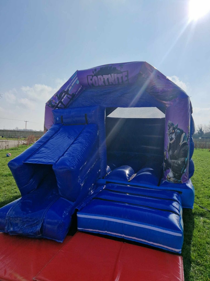 Dance & Bounce Front Combi with Fortnite Artwork - Hire in Lincoln ...