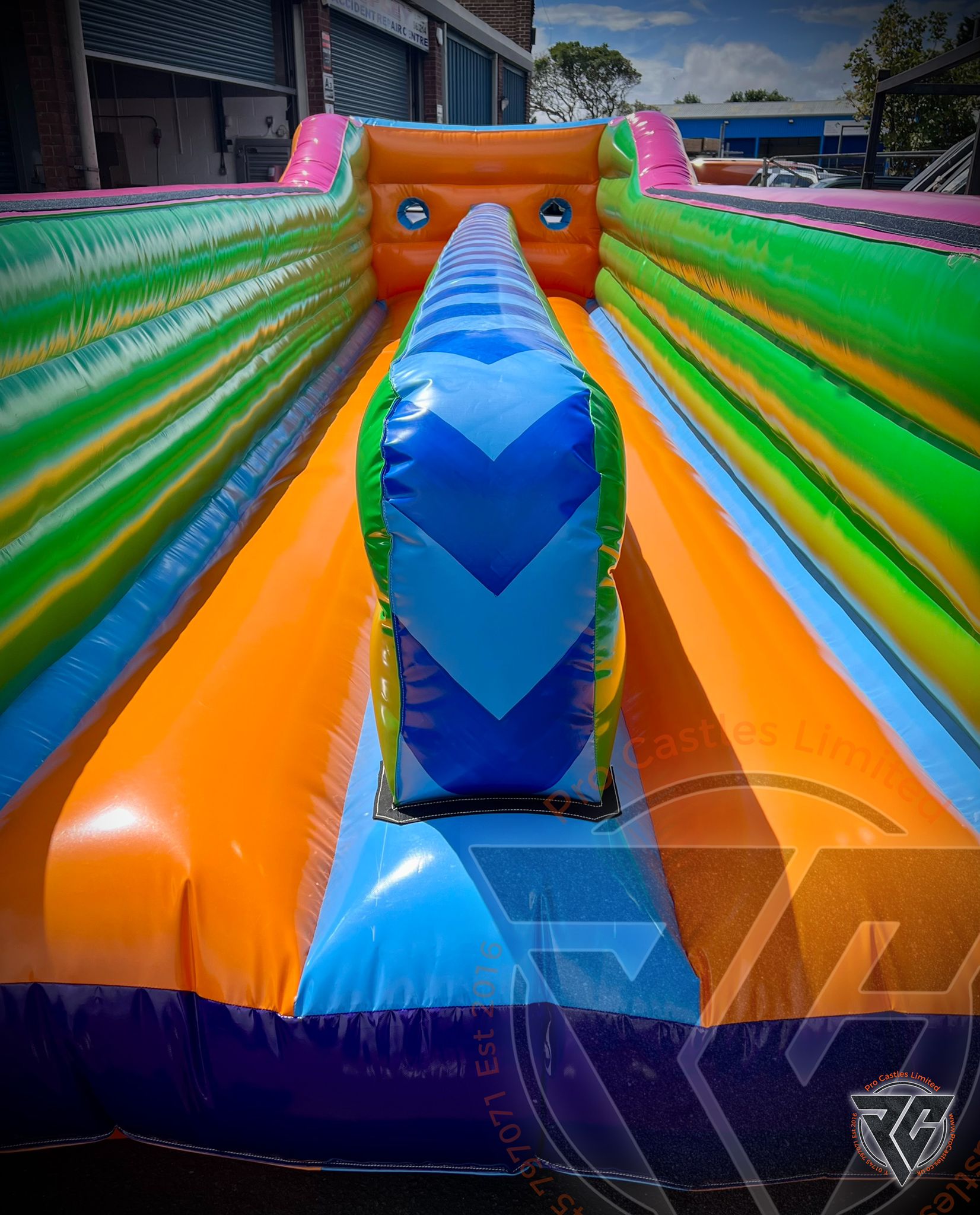 30ft Bungee Run Inflatable - Hire in Worcestershire | Scallywags Bouncy ...