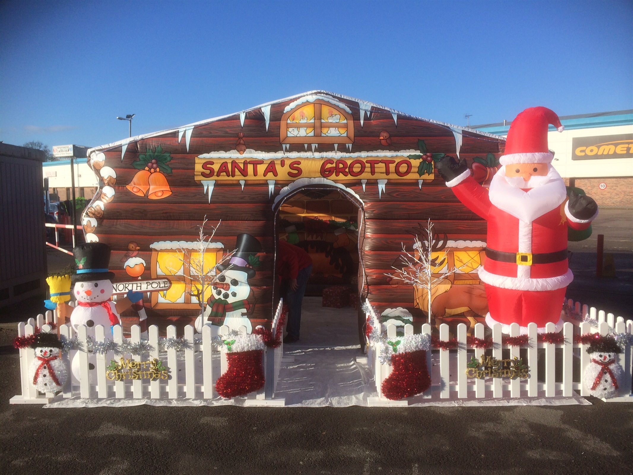 Santas Grotto - Bouncy Castles in West Midlands, Cannock, Walsall ...