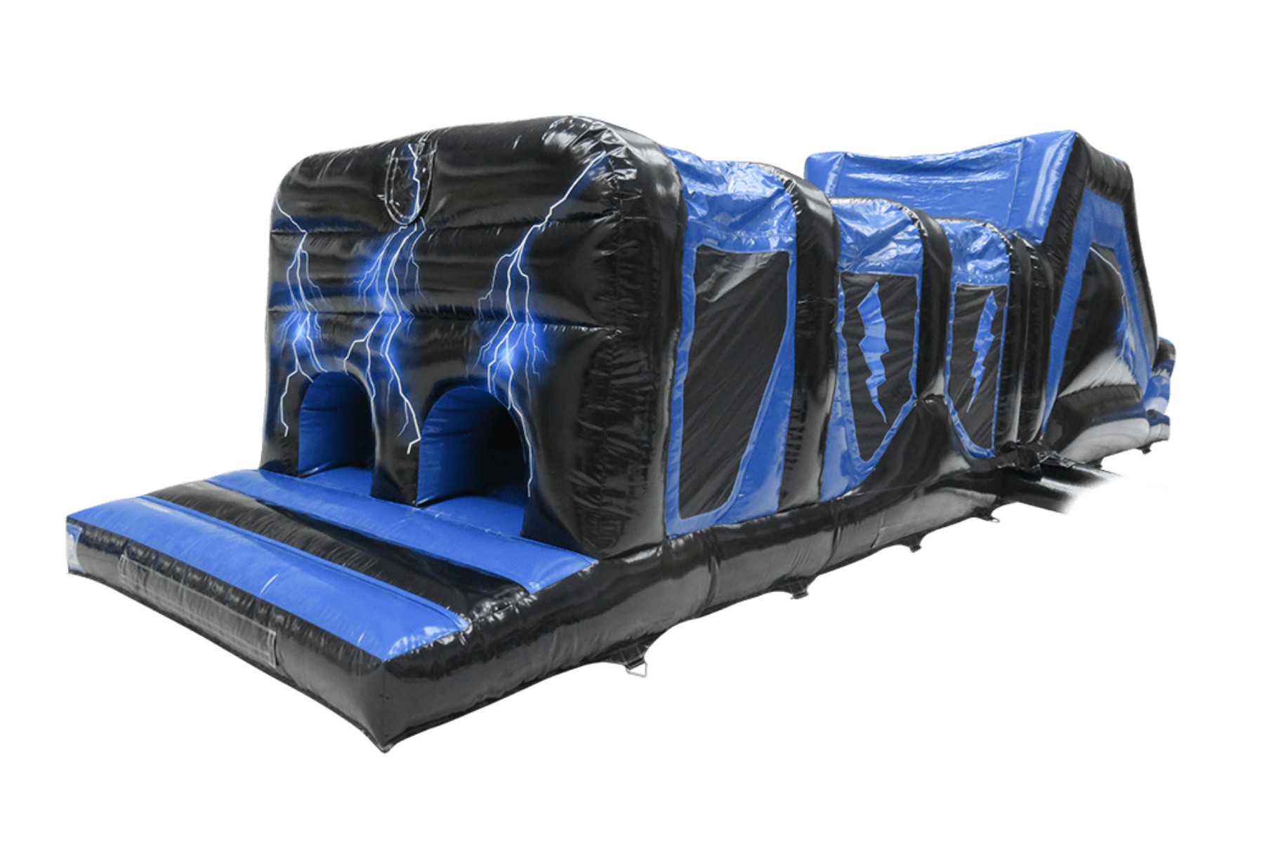 46ft Lightning Disco Obstacle Course - Bouncy Castle Hire, Event Hire ...