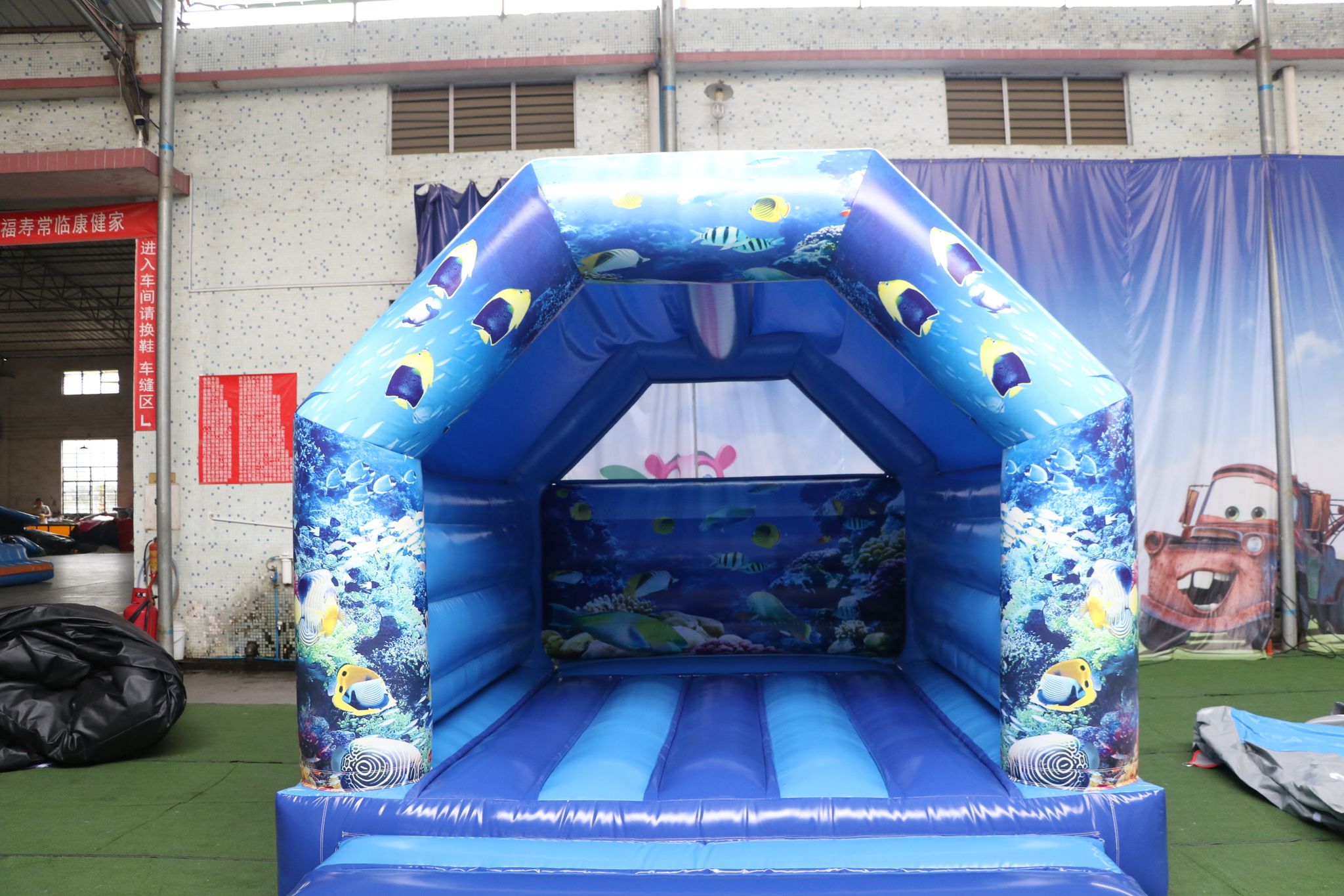 15ft x 12ft seaworld themed bouncy castle - Ice-Cream van, Bouncy ...