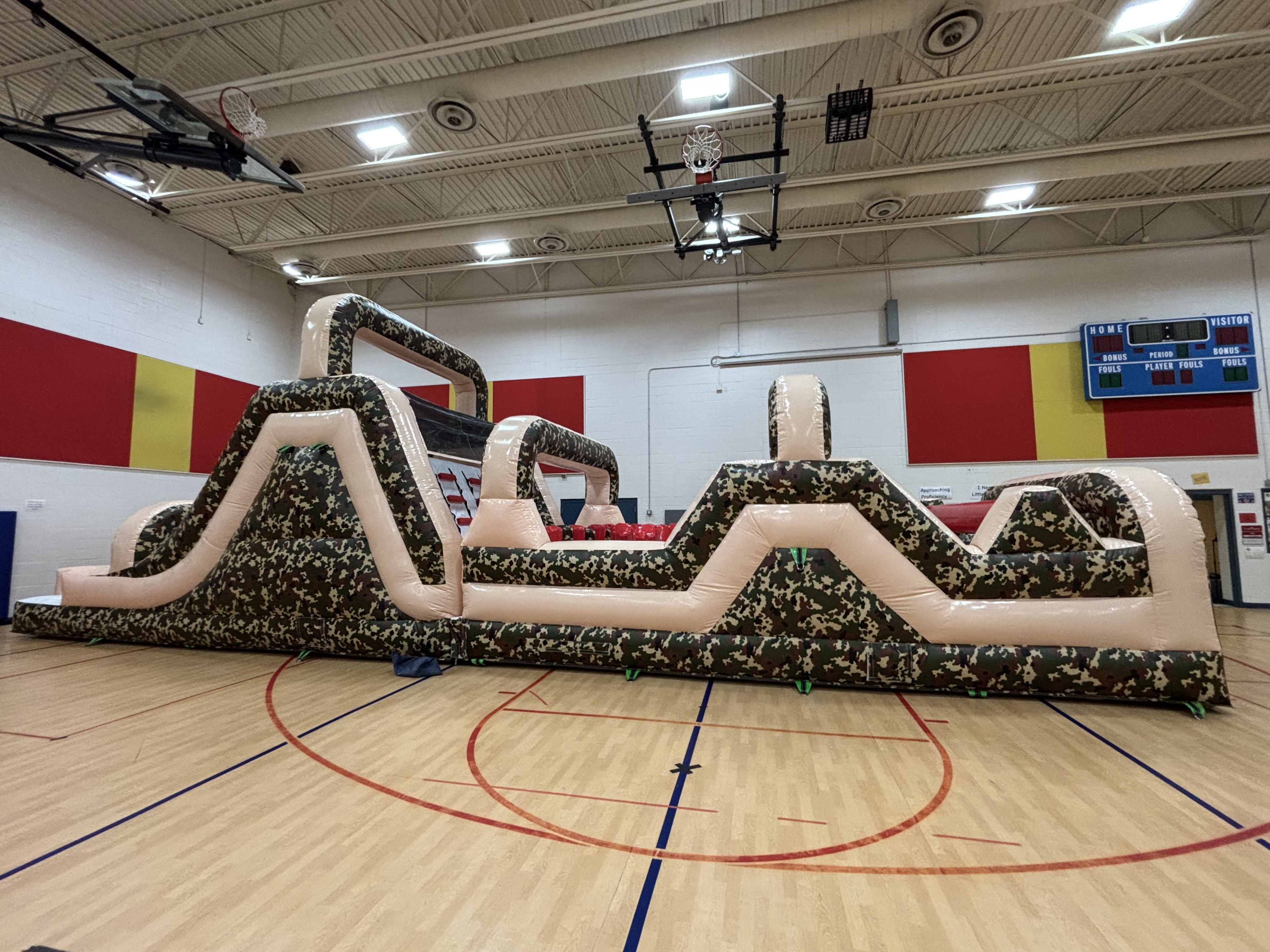 Triple Lane 52 FT Obstacle Course - Hire in IL | Airtime Inflatables Inc.