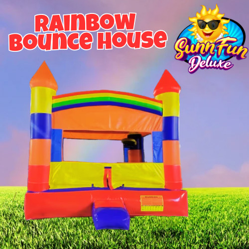 Rainbow Bounce House (BH13-RF) - Inflatables Sales in USA | SunnFun ...