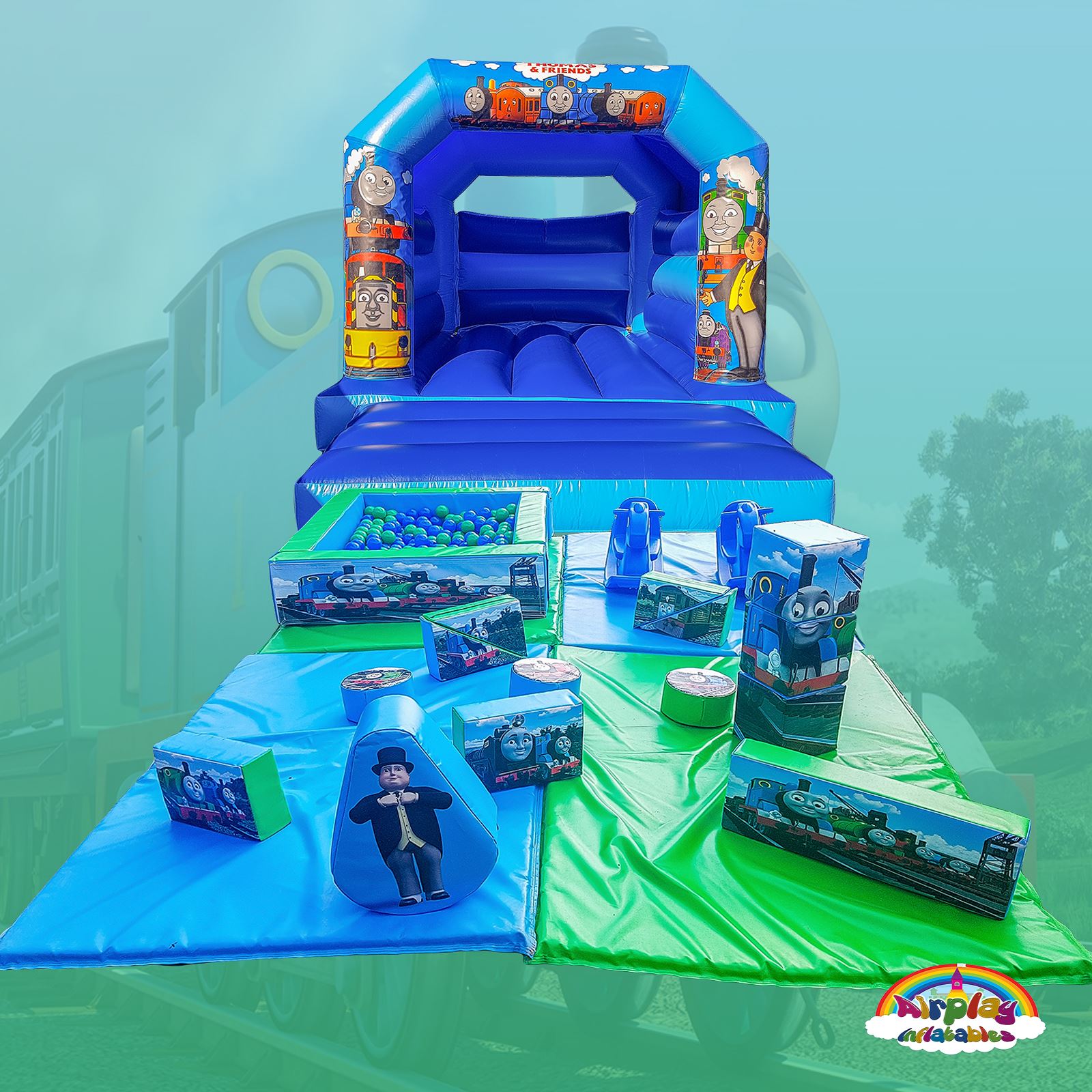 Thomas & Friends Bouncy Castle & Soft Play Hire